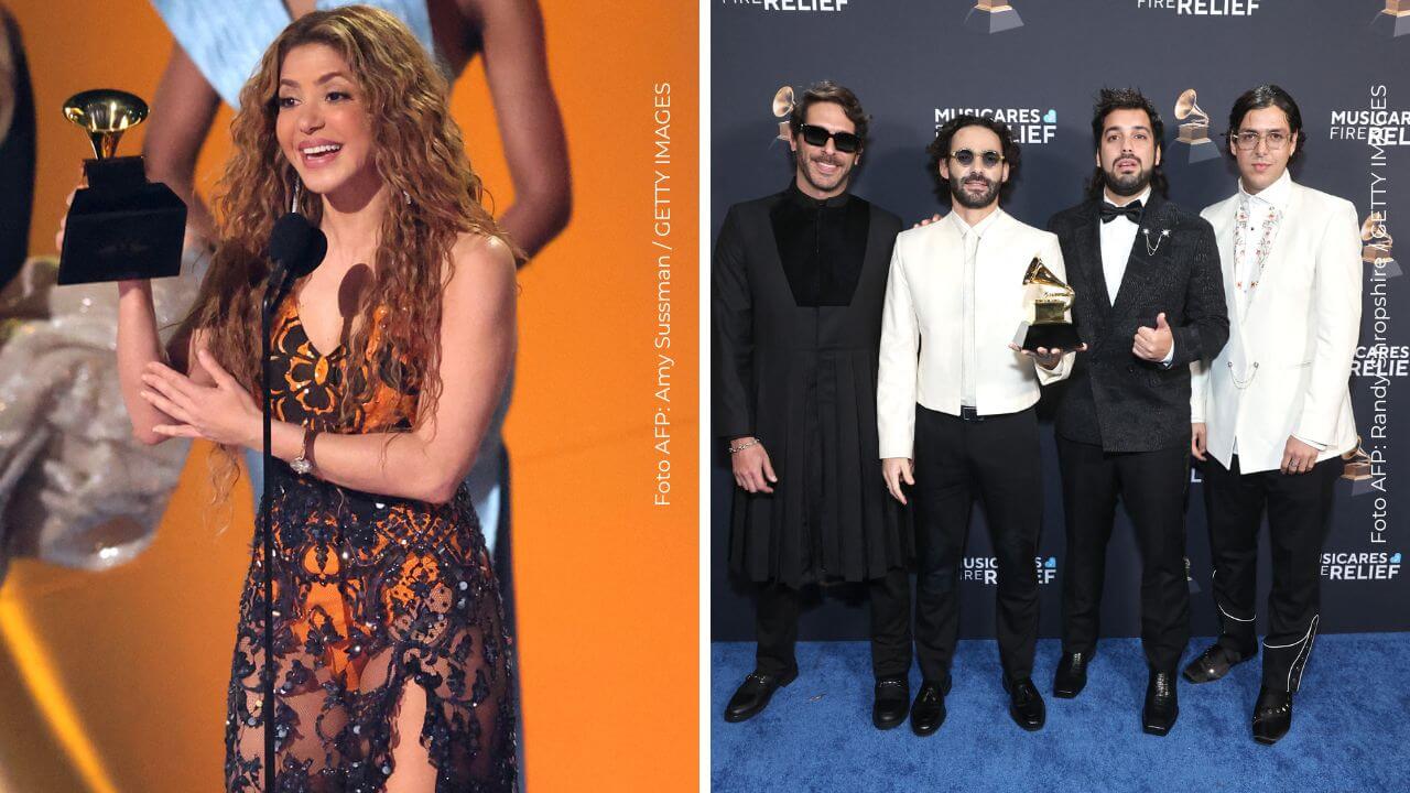 Ganadores latinos de los Premios Grammy 2025