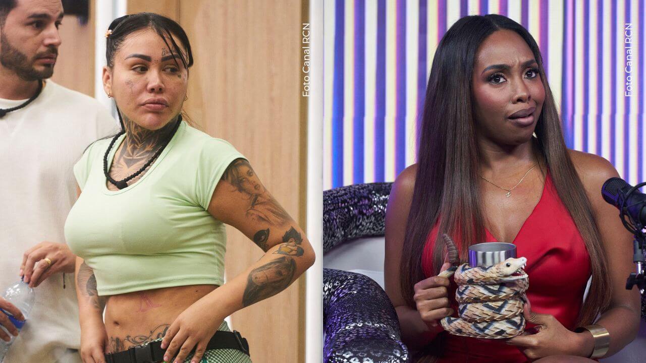 Feo desplante de Yina Calderón a Karen Sevillano en reality