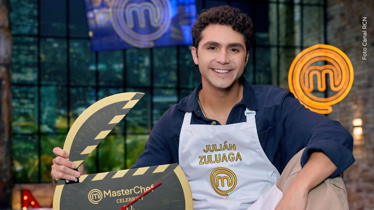 El actor Julián Zuluaga estará en MasterChef Celebrity 2025