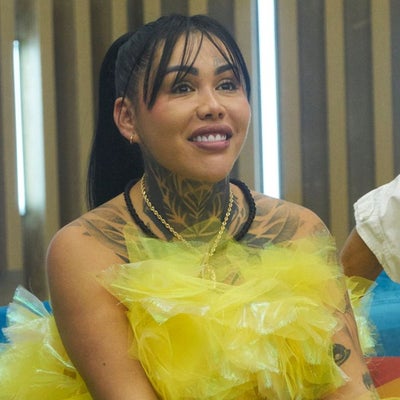 El estrambótico vestido de 'púas' que se pondría Yina