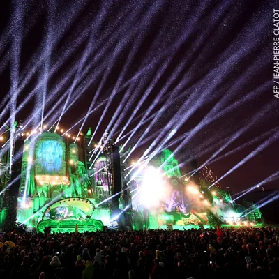 Así quedó el escenario principal de Tomorrowland tras incendio