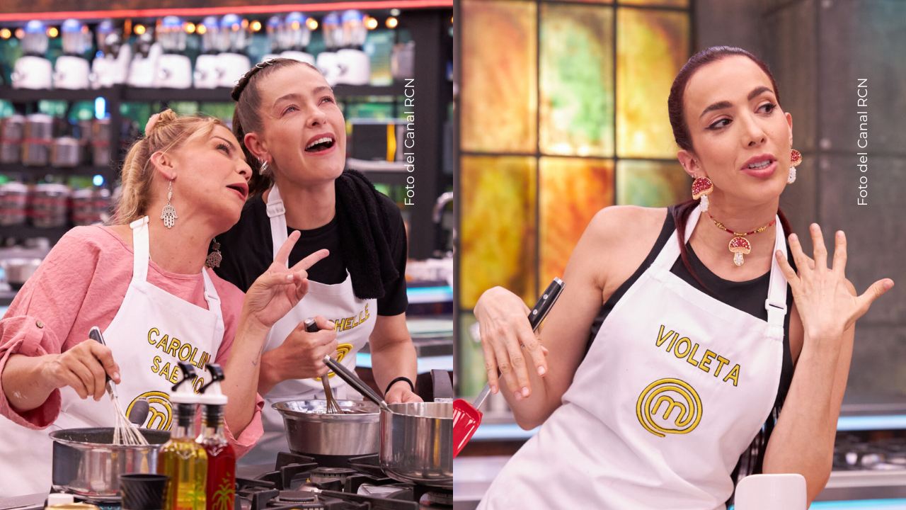 Carolina y Michelle con delantal negro en MasterChef: Violeta aprovechó ...