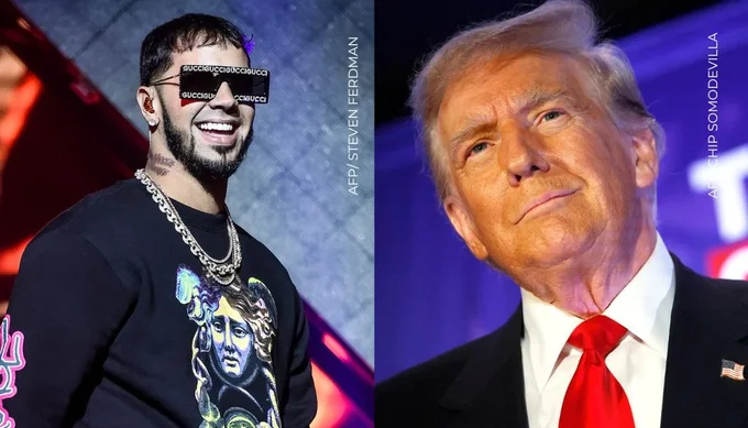 Anuel participó en discurso de Donald Trump