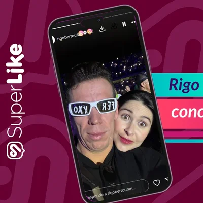 Romántico baile de Rigo y Michelle en concierto de Feid