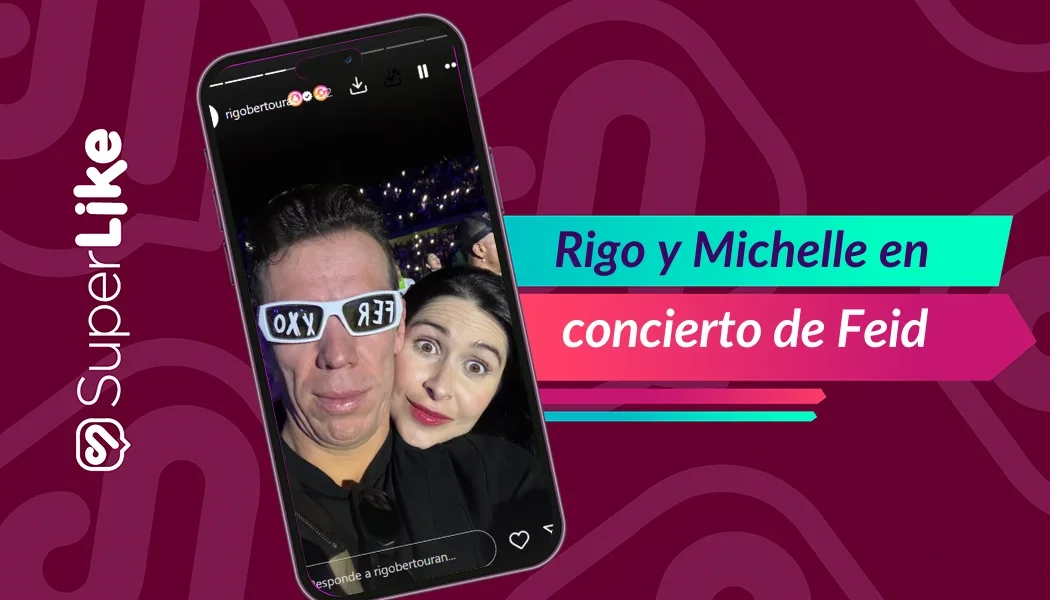 Romántico baile de Rigo y Michelle en concierto de Feid