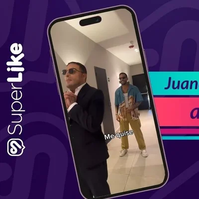Juanda sorprendió a Maluma al disfrazarse de él