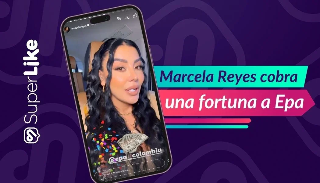 Marcela Reyes le cobra en público a Epa Colombia