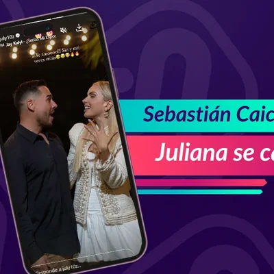 Sebastián Caicedo le propueso matrimonio a su novia