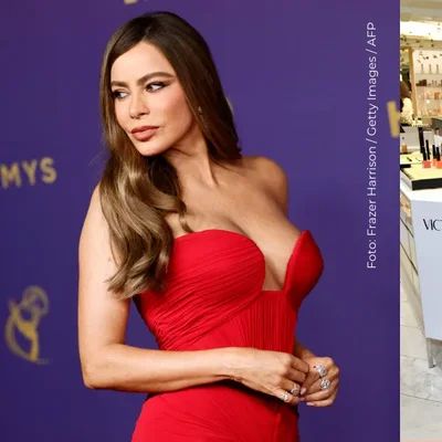 Sofía Vergara en desfile de modas de Victoria Beckham